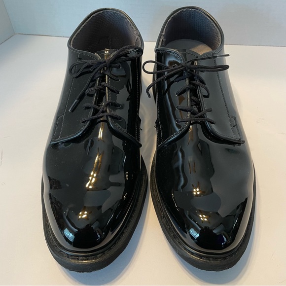 Bates Lites | Shoes | Bates Lites Mens High Gloss Black Uniform Work ...